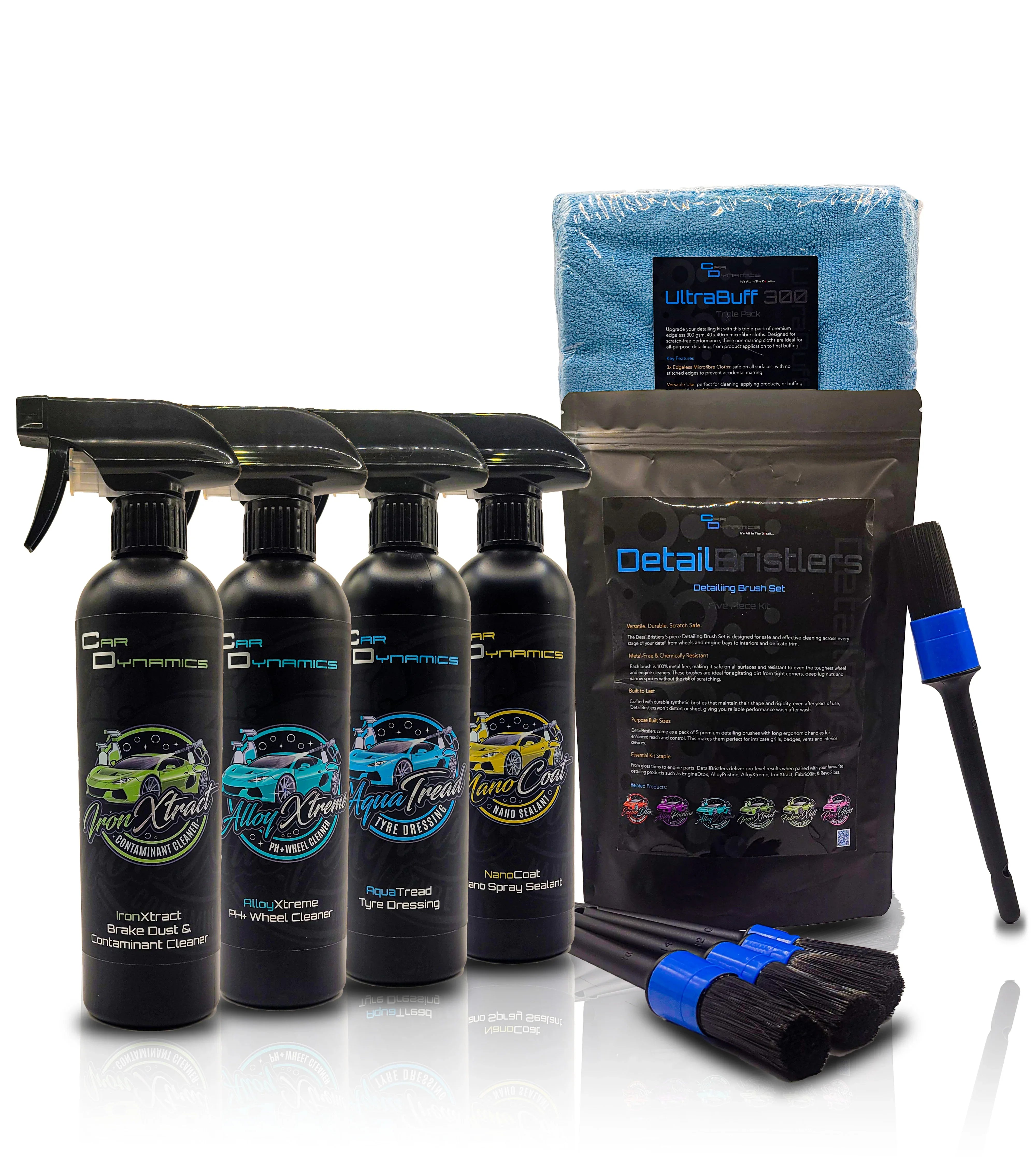 Wheel & Tyre Cleaning Kit | Hydrophobic Brake Dust Remover – Car Dynamics
